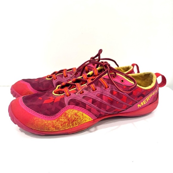 Merrell | Shoes | Merrell Womens Barberry Barefoot Lace Up Sneakers ...